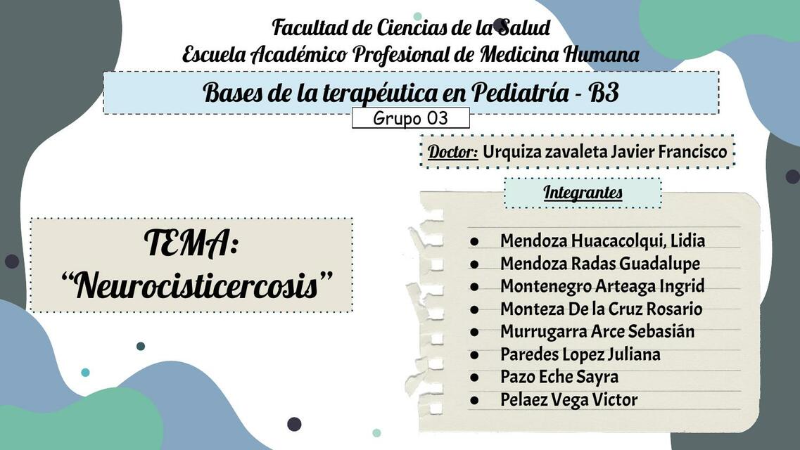 Neurocisticercosis | Guadalupe Mendoza Radas | uDocz