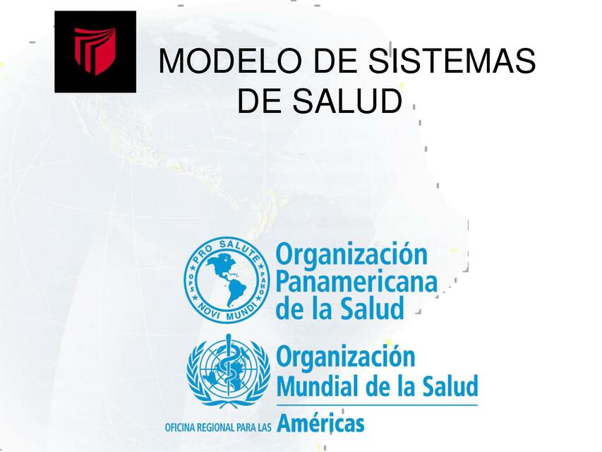 Modelo de sistemas de salud | Health classes | uDocz
