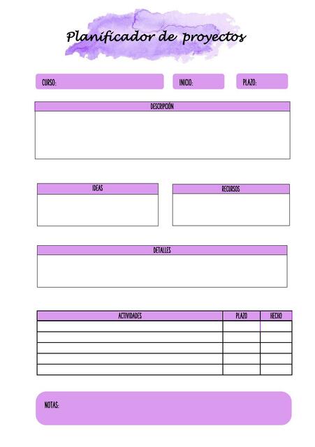 Planificador de proyectos | Jean Cahuana | uDocz