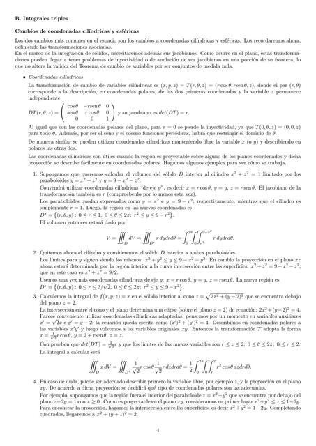 Integrales triples | Todo Cálculo | uDocz