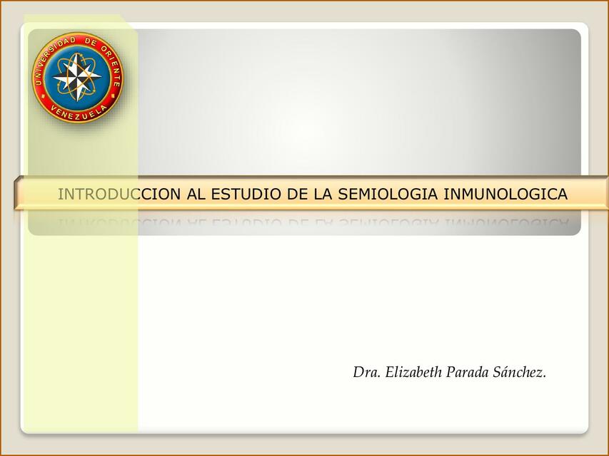 Introduccion a la Inmunologia y Semiologia Inmu | Norelis | uDocz