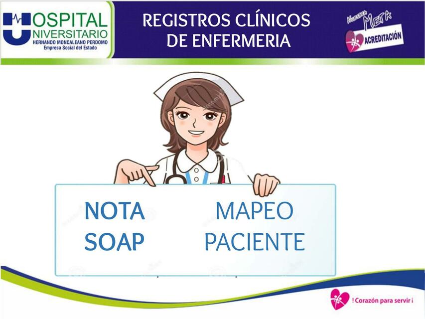 Registros clínicos de enfermería notas SOAP | Medicina y Farmacia | uDocz