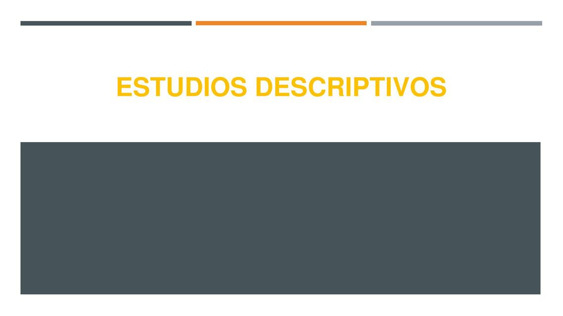 Estudios descriptivos | dianocito.rouleaux | uDocz