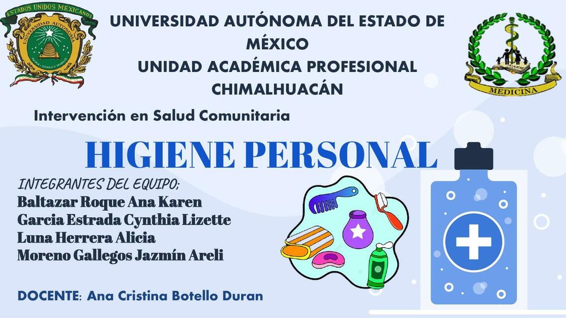 HIGIENE PERSONAL | Alicia Luna Herrera | uDocz