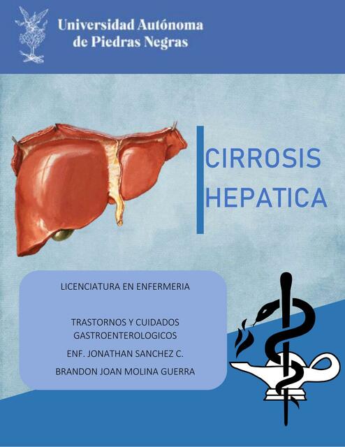 CIRROSIS HEPÁTICA | Enfermería | uDocz