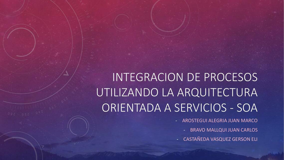 Integración de Procesos Utilizando la Arquitectura Orientada a ...