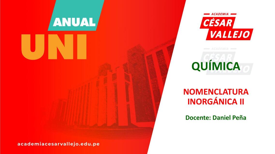 QUÍMICA nomenclatura inorgánica | uDocz