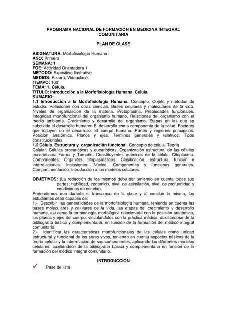 AO 1 Morfo 1 | Ysaac Garcia | uDocz