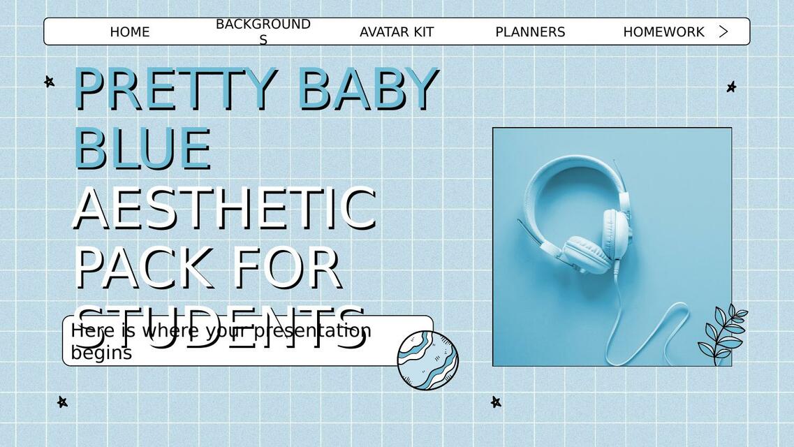 pretty baby blue aesthetic pack for students | Vale Longinote | uDocz