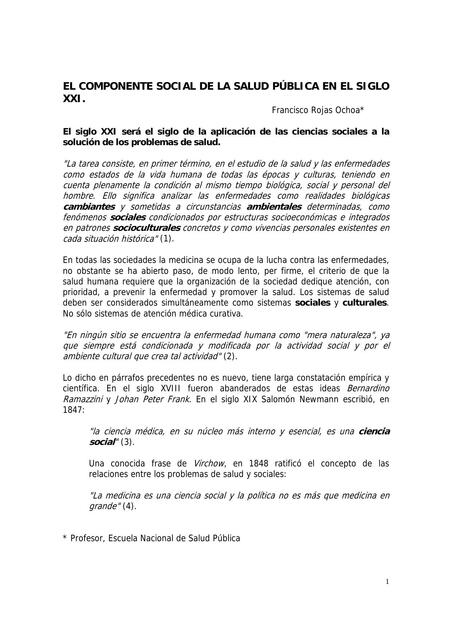 El Componente Social | Ysaac Garcia | uDocz