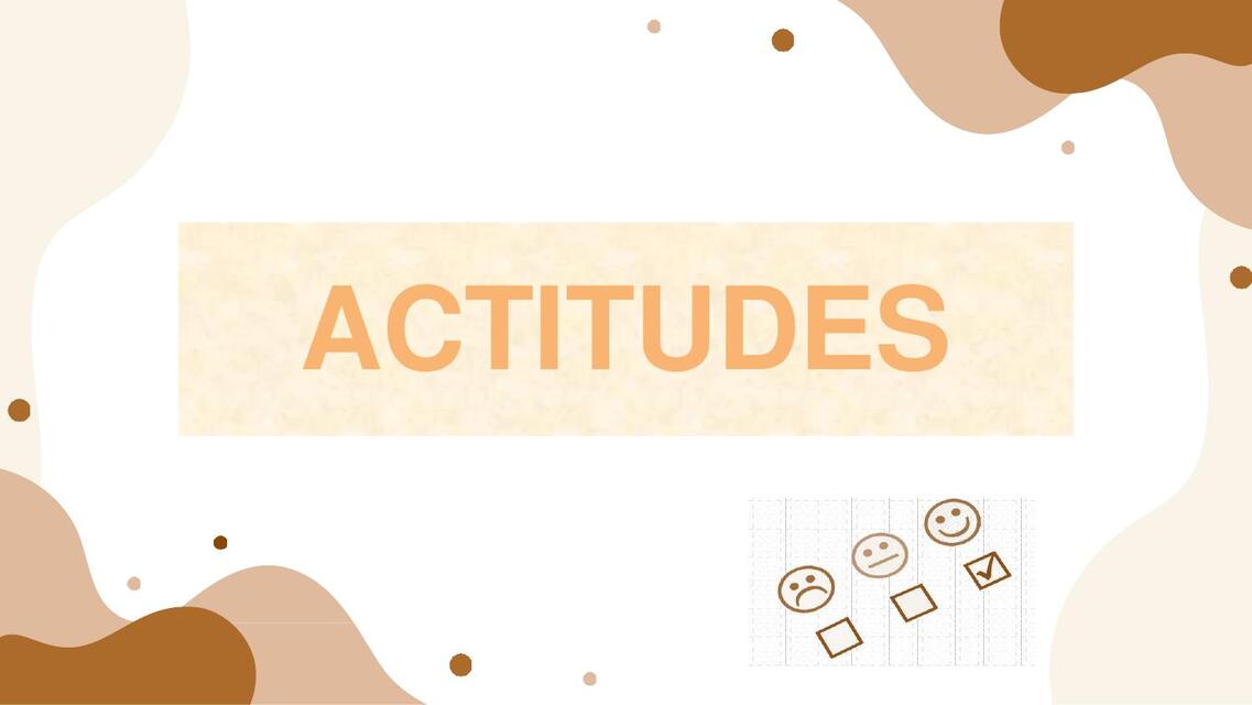Actitudes | Apuntes de psicología | uDocz