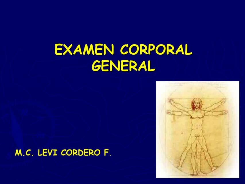 Examen Corporal General | Mishelle Chavez | uDocz