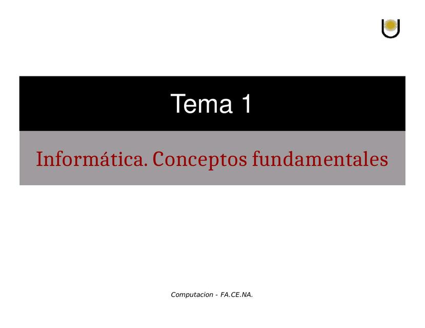 Informática. Conceptos Fundamentales | DocsInformatica | uDocz