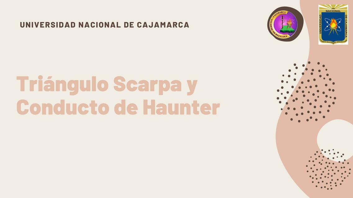 Triángulo Scarpa y conducto de haunter | F.E.D | uDocz
