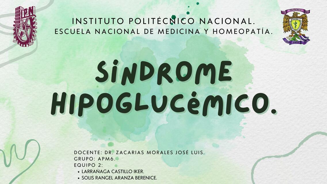 Síndrome hipoglucémico | Aranza Rangel | uDocz