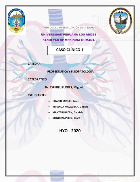Caso clínico tromboembolia pulmonar | Mishelle Chavez | uDocz
