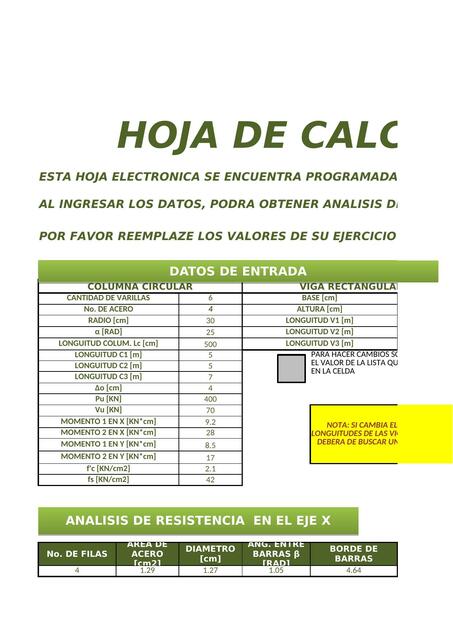 Análisis y Diseño de una Columna circular de Concreto Armado ...
