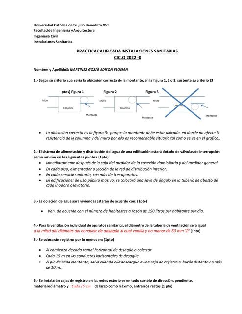 Practica calificada Grupo B 1 | INGENIERIA CIVIL | uDocz