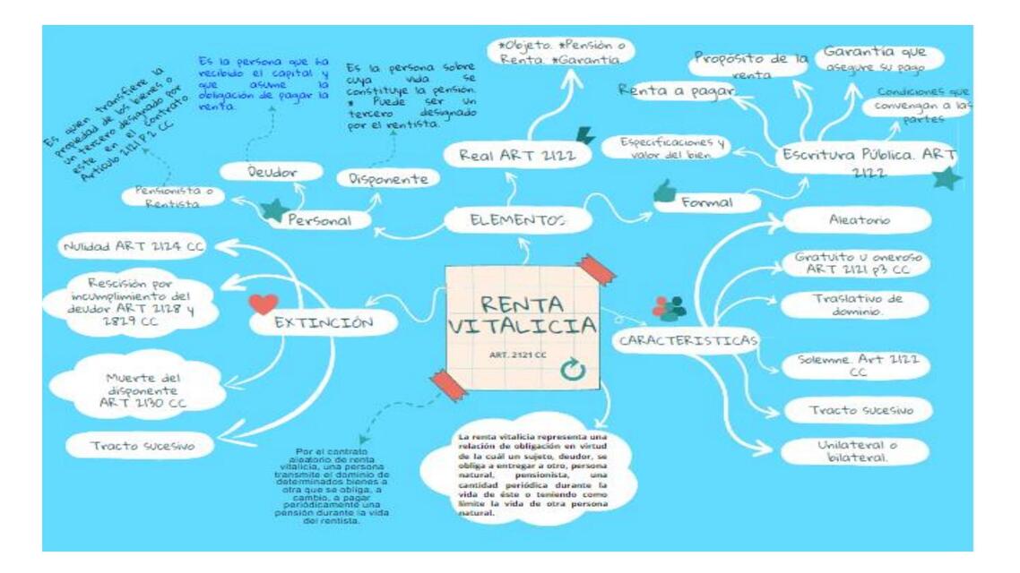 Renta vitalicia mapa conceptual | Universo Jurídico | uDocz
