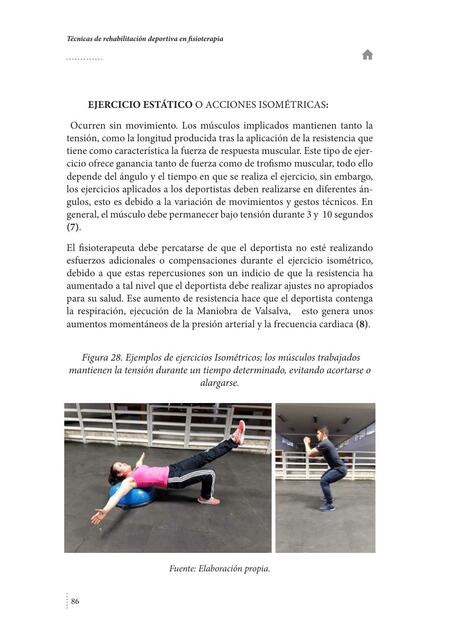 Ejercicio Estático o Acciones Isométricas | bioanatomia | uDocz