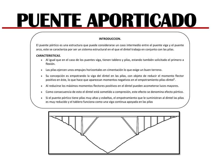 PUENTE APORTICADO | Cielo huarancca | uDocz