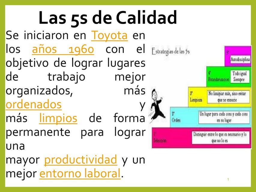 Las 5s de Calidad | Alexander Reid | uDocz