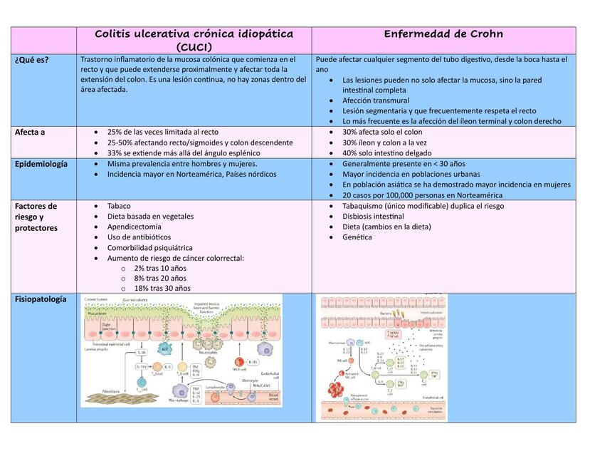 Colitis ulcerativa crónica idiopatica y Enfermedad de Crohn | Medi_Hami ...