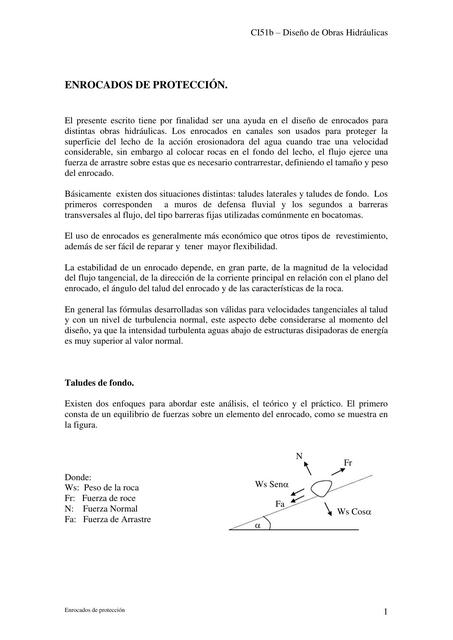 Enrocados de Protección | Christian Alcántara Heredia | uDocz