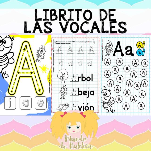 Libro para aprender vocales | Cindy Martínez | uDocz