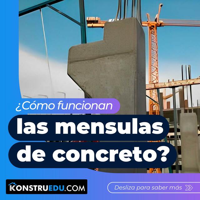 ¿Cómo Funcionan las Mensulas de Concreto? | costos y presuspuestos S10 ...