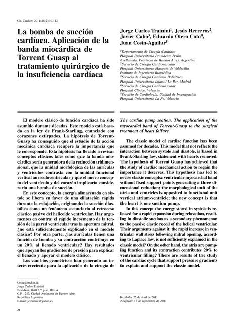 La Bomba de Succión Cardíaca | bioanatomia | uDocz