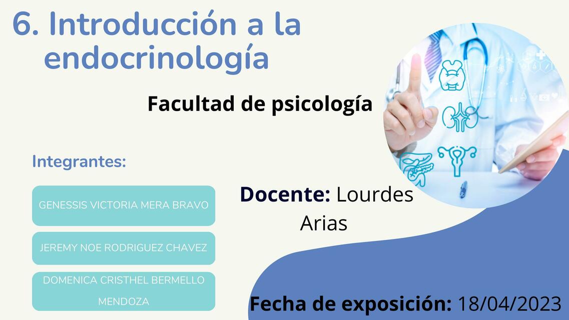 Introducción a la endocrinología | PsycheVal | uDocz