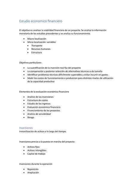 Estudio Economico Financiero | mardigitalstudiess | uDocz