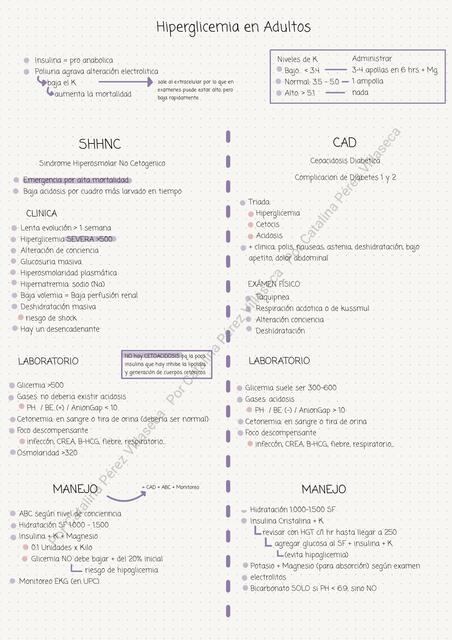 Hiperglicemia en Adultos | El Rincón del Interno | uDocz