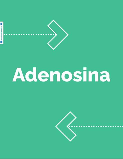 Adenosina | Anatomía y Biología Pre UNPRG | uDocz
