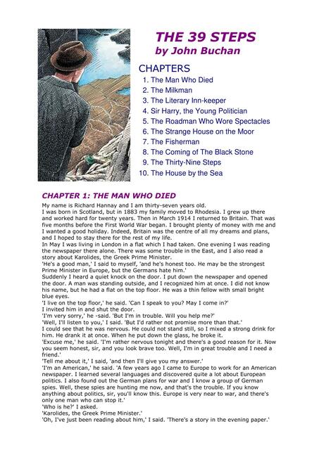The 39 steps by John Buchan | Juliette Cordova Tirado | uDocz