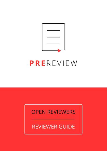 Flashcards de OpenReviewers Reviewer Guide | Por Willmar rosales lopez ...