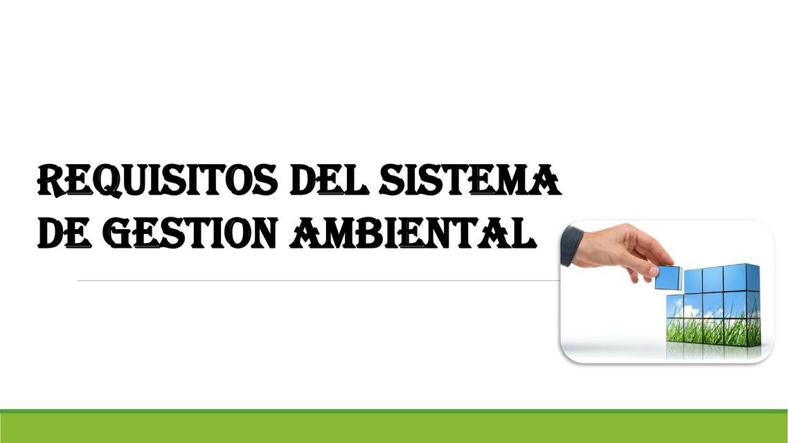 Requisitos del sistema de gestión ambiental | Apuntes de Ingenieria ... Requisitos del sistema de gestión ambiental | Apuntes de Ingenieria ...