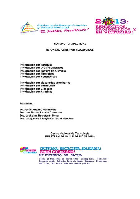 Norma de intoxicación | Janelis Reyes | uDocz