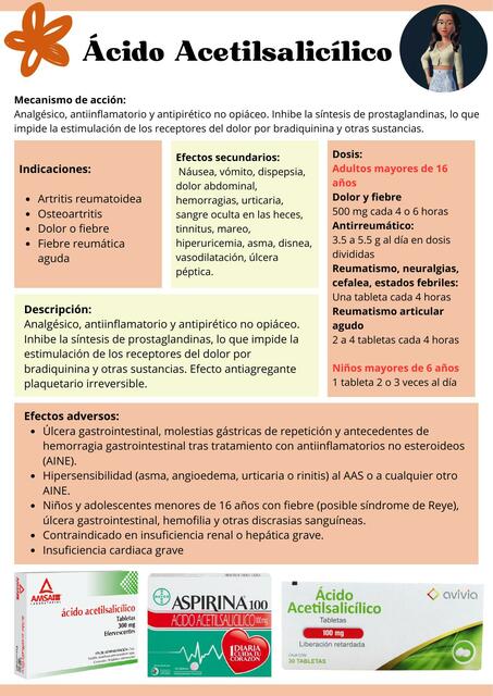 Ácido Acetilsalicílico | Liza Stuudio | uDocz