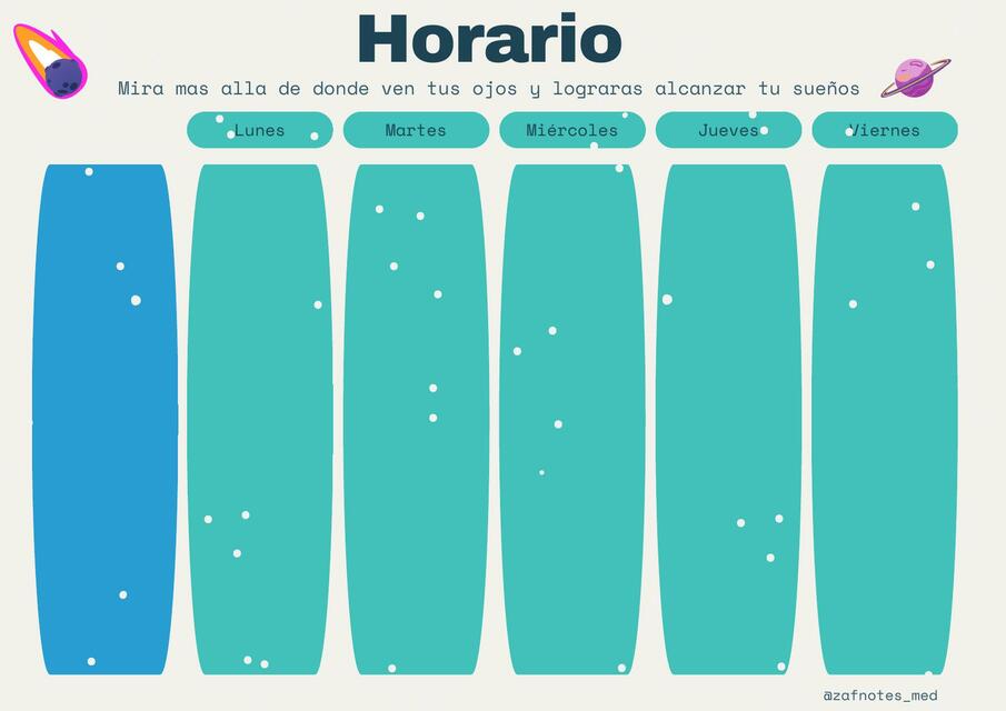 Horario Dreams | Yuleisy Roque Garcia | uDocz