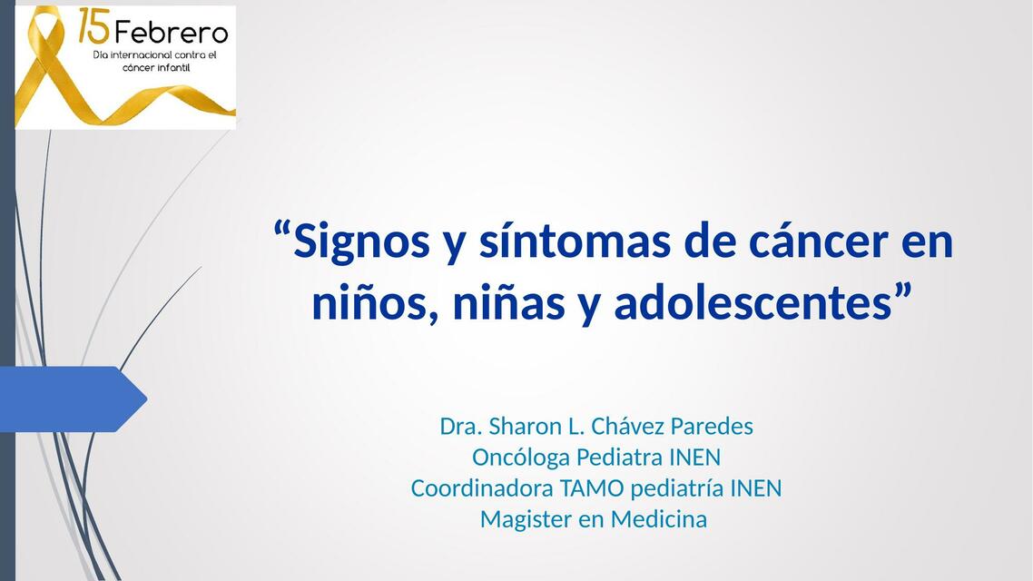 Signos y síntomas de cáncer en niños, niñas y adolescentes | CARLOS ...
