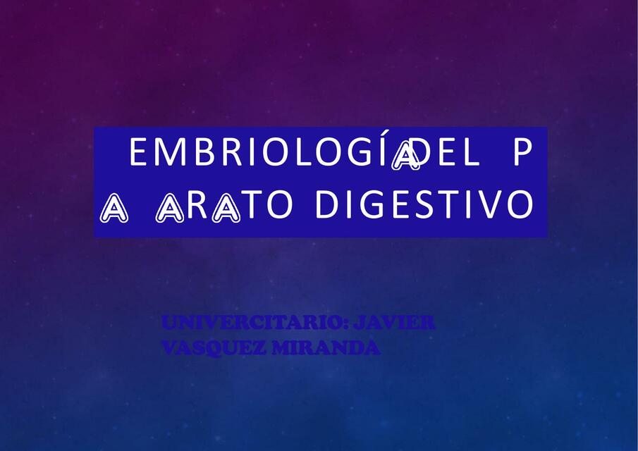 5 Embriología del aparato digestivo | B.M.GFisioterapia Apuntes y demás ...