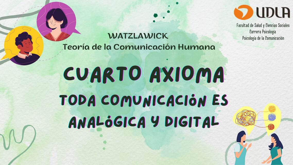 Taller Cuarto Axioma de la Comunicación | Prigosi | uDocz
