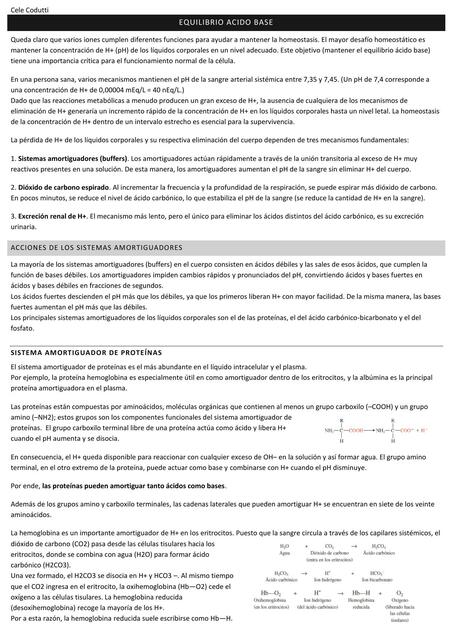 EQUILIBRIO ACIDO BASE - TORTORA | Celeste Codutti | uDocz