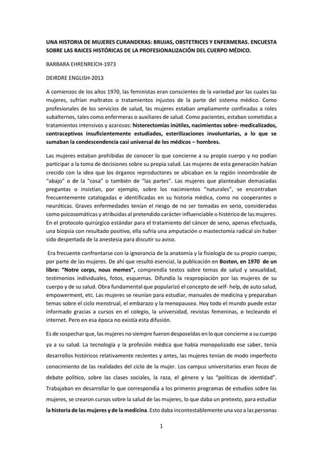 5 UNA HISTORIA DE MUJERES CURANDERAS | Alfonso Pasquel | uDocz