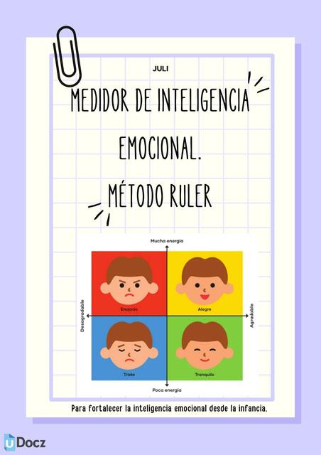Método Ruler - Medidor de inteligencia emocional | PsicoApuntes | uDocz