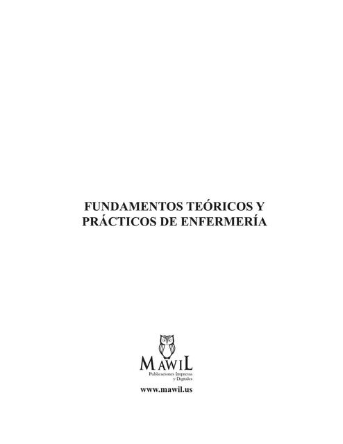 Fundamentos Teóricos y Prácticos de Enfermería | Medicina y Farmacia | uDocz