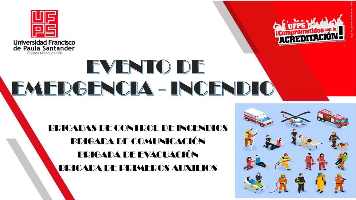 Evento emergencia incendio | LLL | uDocz