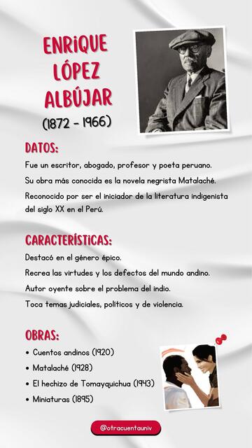 Biografía Enrique López Albújar | Otra Cuenta Universitaria | uDocz